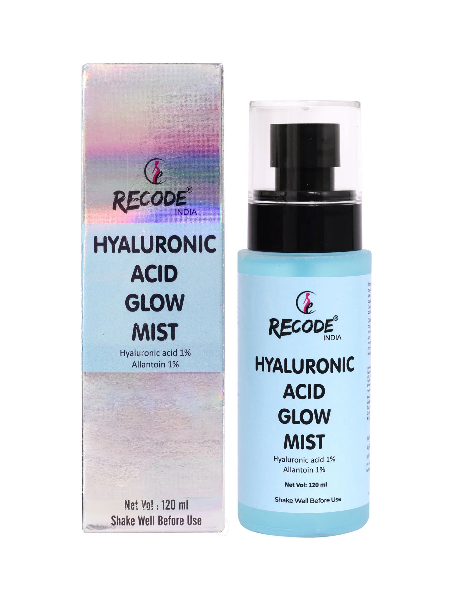 Buy Recode Hyaluronic Acid Glow Mist -120 ml