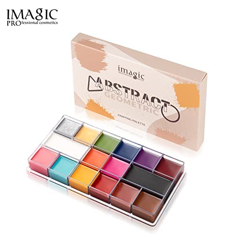 Imagic PROfessional ABSTRACT GEOMETRIC 16 Colors Face Oil Paint Makeup