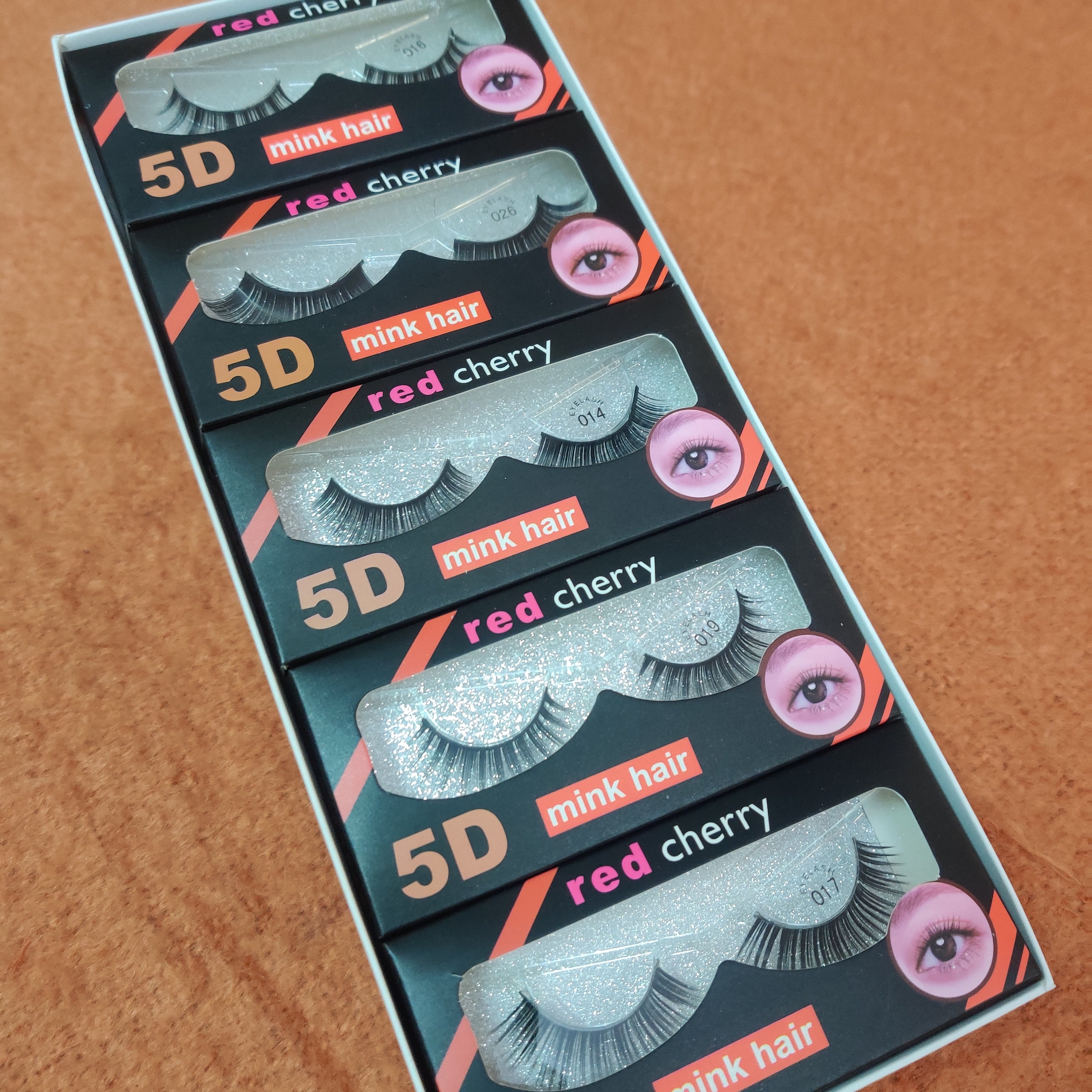 Red Cherry 5D Eyelashes (Pack of 5)